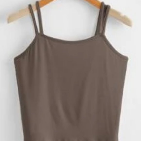 ROMWE | Tops | Nwt Romwe Multiple Strap Cropped Tank Top Size L | Poshmark